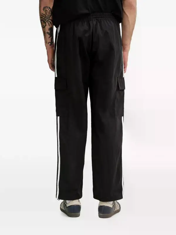 Adidas Logo-embroidered 3-stripe Track Pants