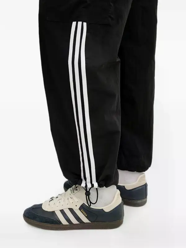 Adidas Logo-embroidered 3-stripe Track Pants