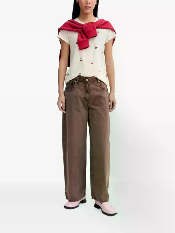 Rag & Bone Cherry Print Crewneck T-shirt