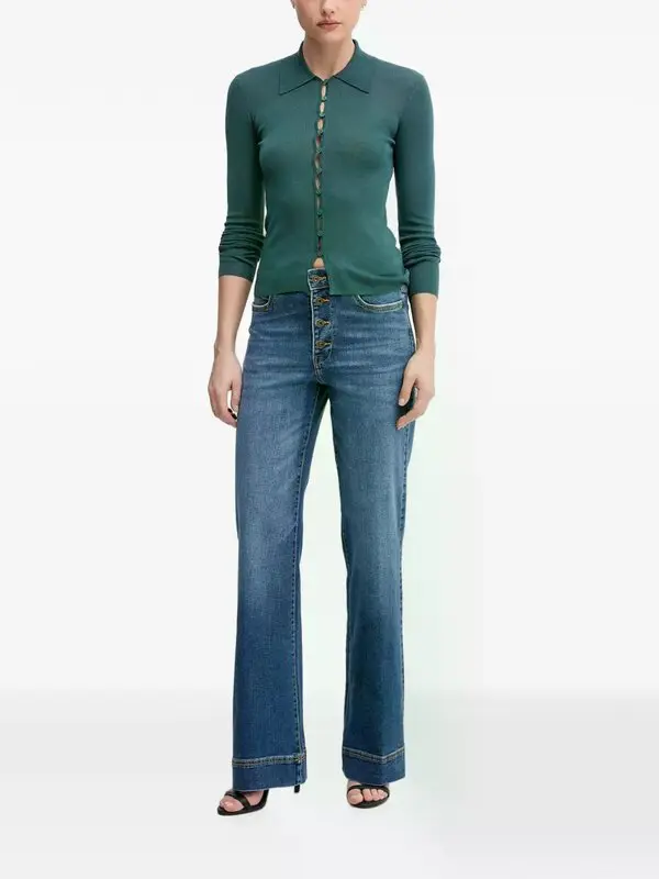 BENETTON Button-fly Wide-leg Jeans