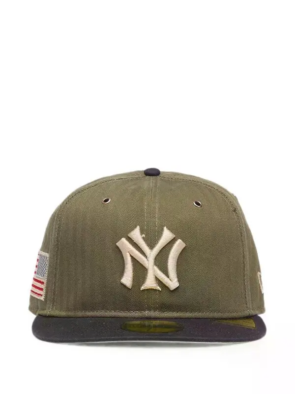 New Era Mlb Herringbone Baseball Cap - Green