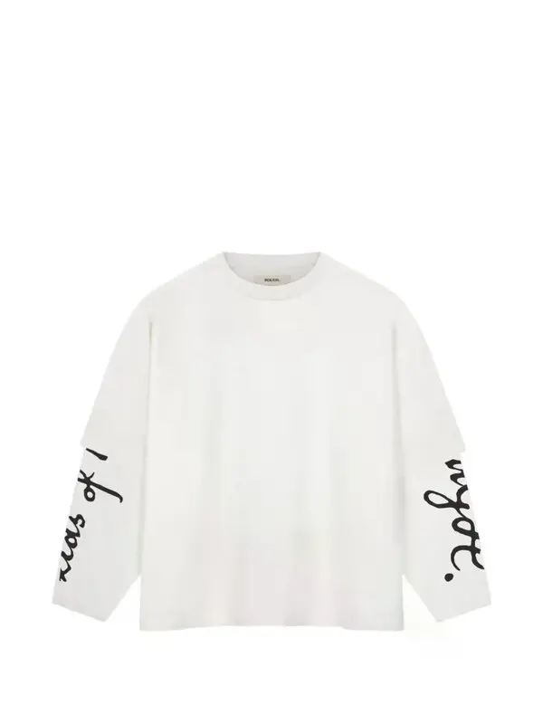 ROUGH. Long Sleeve Crewneck T-shirt