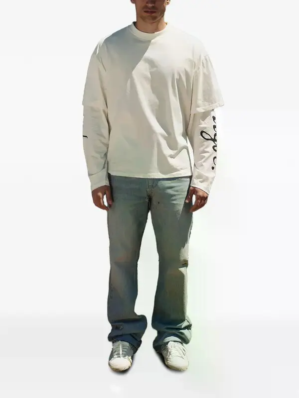 ROUGH. Long Sleeve Crewneck T-shirt