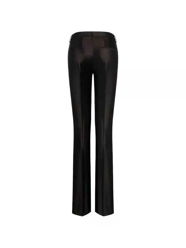 DONDUP Satin-finish Flared Trousers