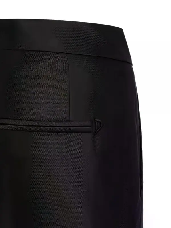 DONDUP Satin-finish Flared Trousers