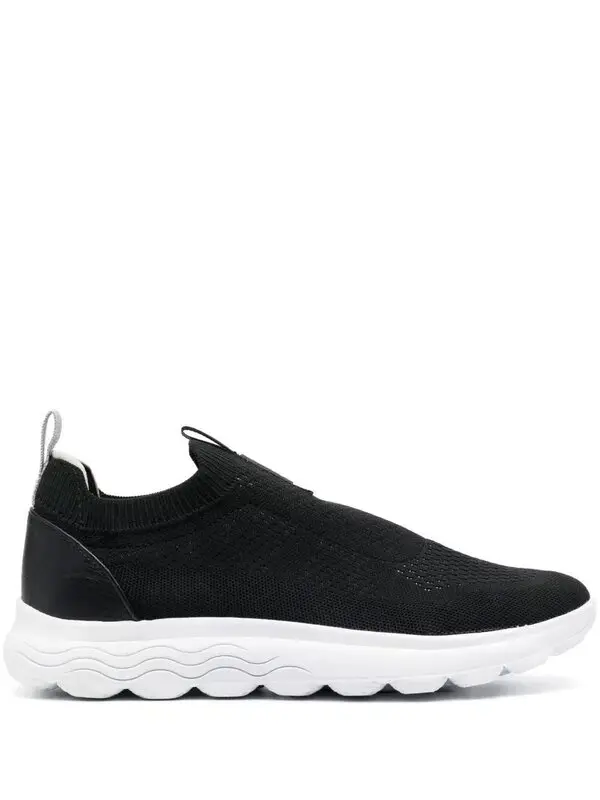 Geox Spherica Slip-on Sneakers - Black