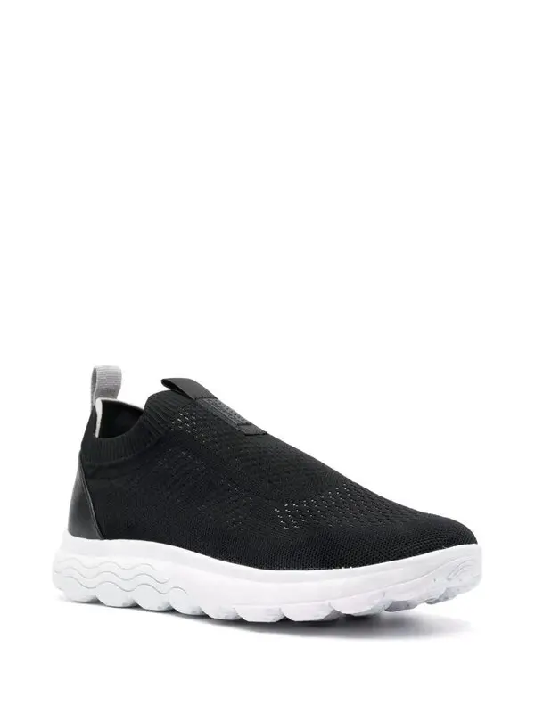 Geox Spherica Slip-on Sneakers - Black