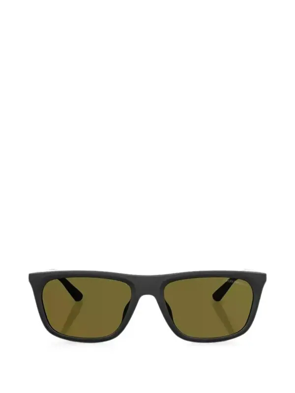 Emporio Armani Rectangle Frame Sunglasses - Black