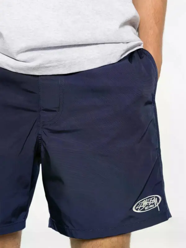 StÜssy Coastal Board Logo-embroidered Shorts