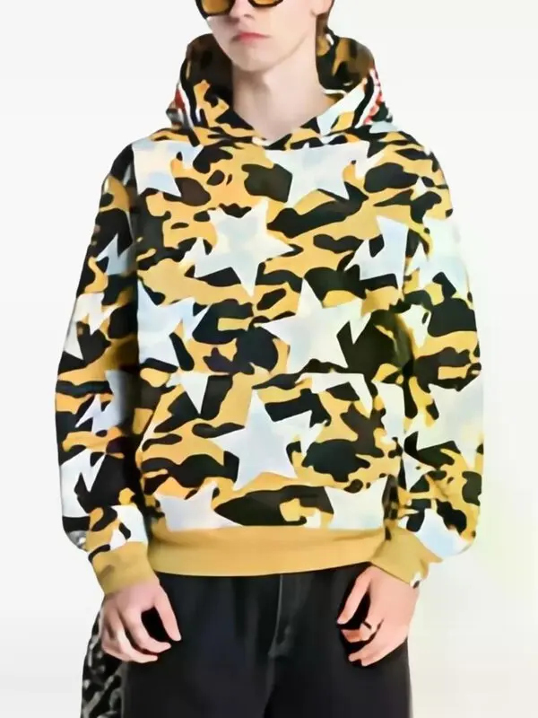 A BATHING APE Camouflage Shark Hoodie