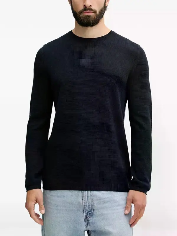 Marc O'polo Waffle Knit Long-sleeve Sweater