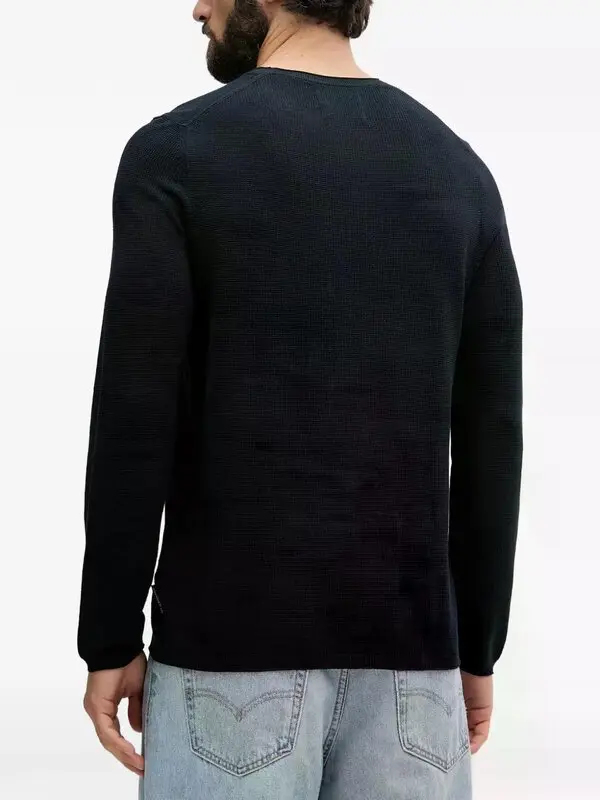 Marc O'polo Waffle Knit Long-sleeve Sweater