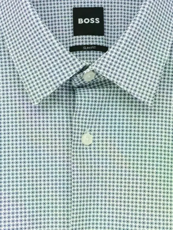 BOSS Micro-pattern Slim-fit Shirt