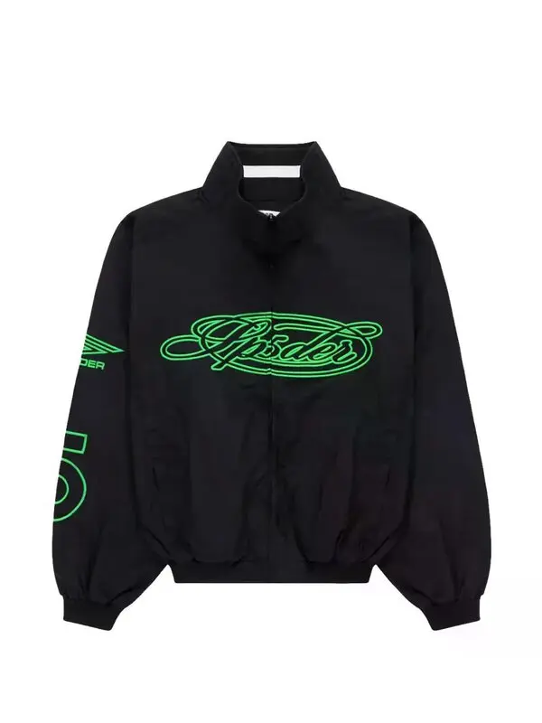 SP5DER Logo-embroidery High-neck Track Jacket