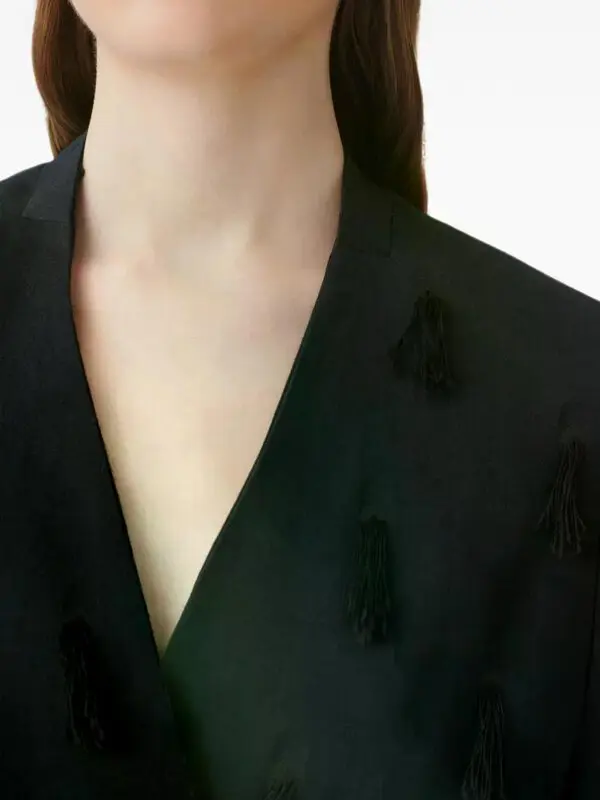 Fabiana Filippi Tasseled Long Coat