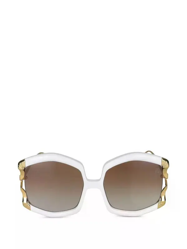 Anna-Karin Karlsson Geometric Frame Sunglasses