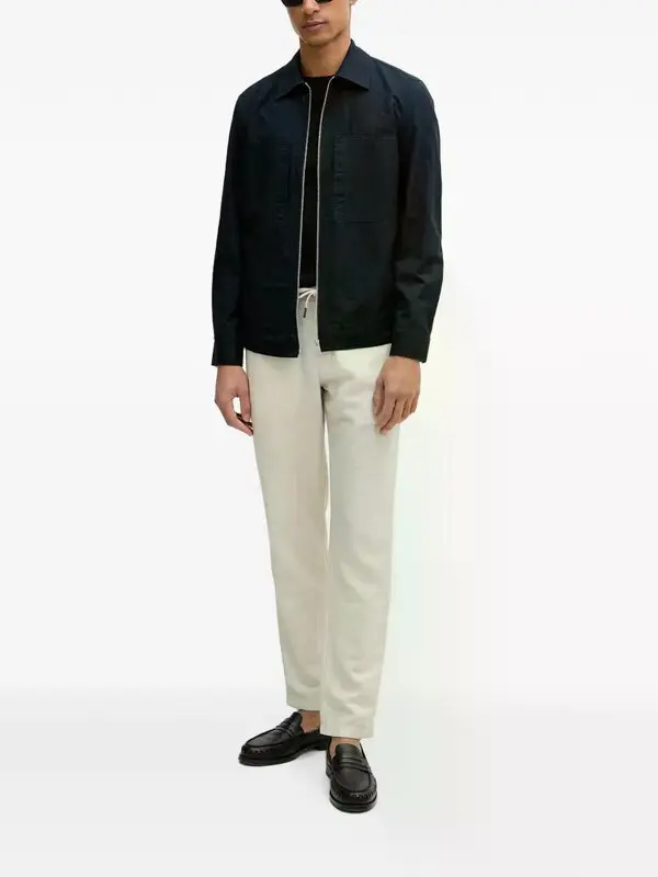 Marc O'polo Zip-up Patch-pocket Shirt Jacket