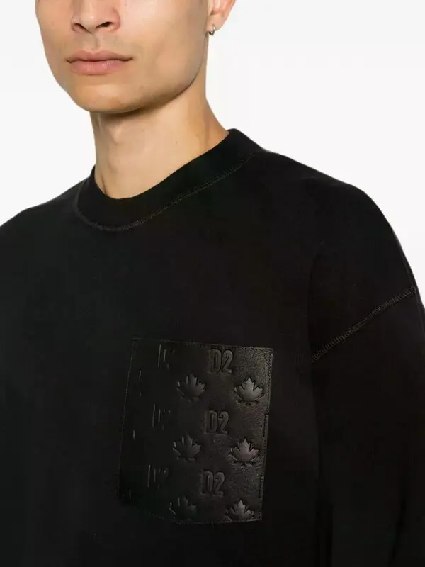 Dsquared2 Logo-embossed Cotton Sweatshirt