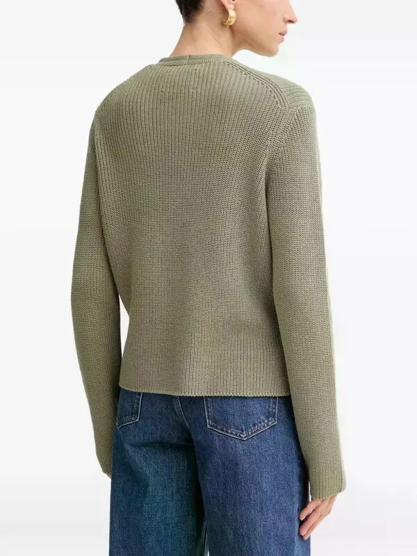 Marc O'polo Ribbed-knit V-neck Cardigan