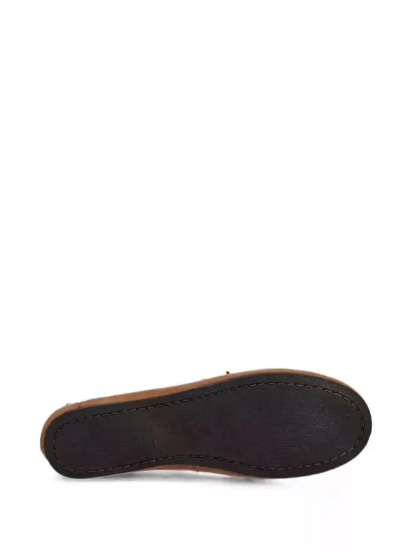BILLI BI Bow-detail Suede Loafers