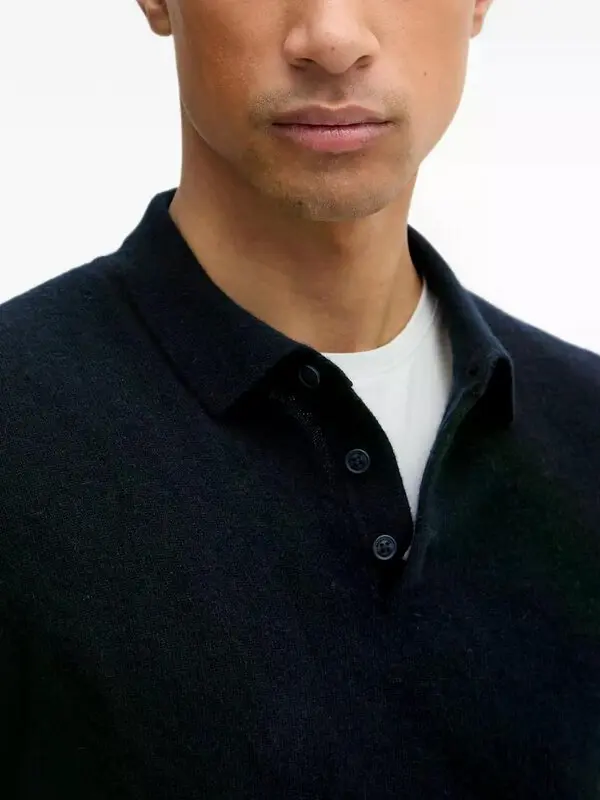 From Future Long-sleeve Polo Sweater