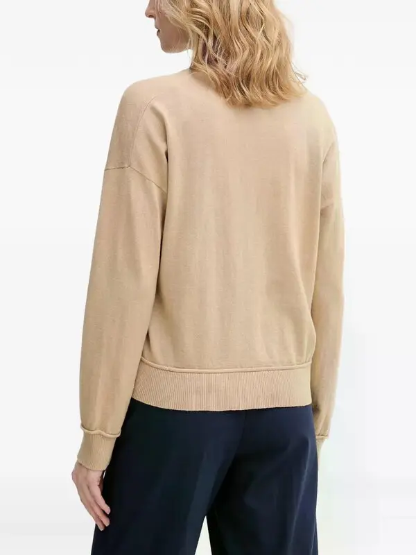 BENETTON V-neck Ribbed-trim Sweater