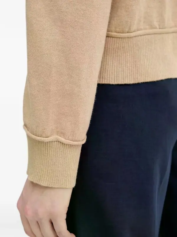 BENETTON V-neck Ribbed-trim Sweater