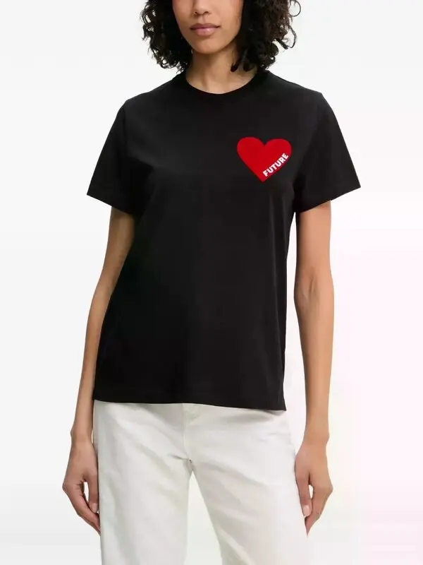 From Future Heart Patch Crewneck T-shirt