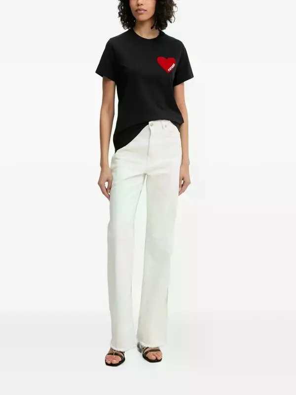 From Future Heart Patch Crewneck T-shirt