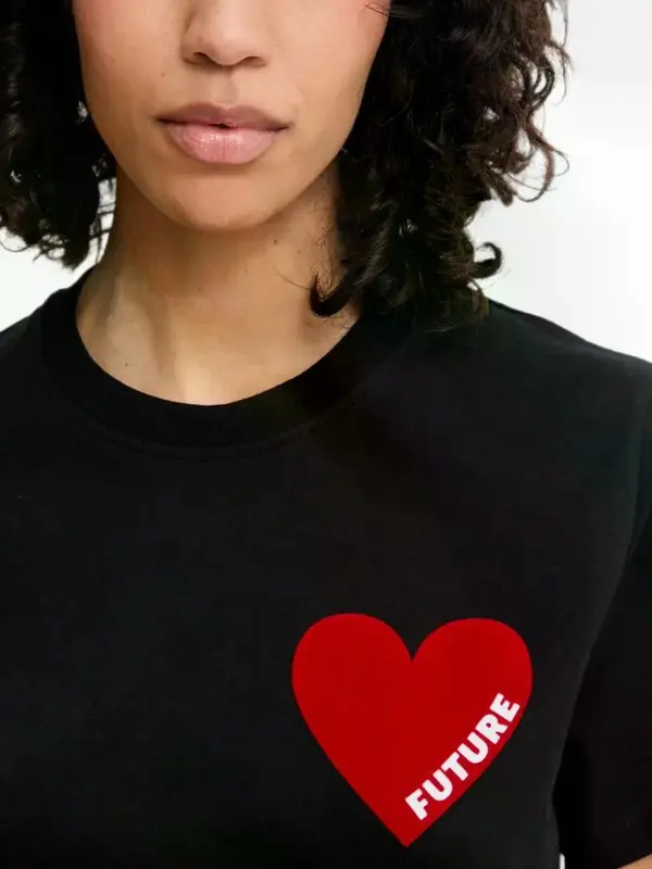 From Future Heart Patch Crewneck T-shirt