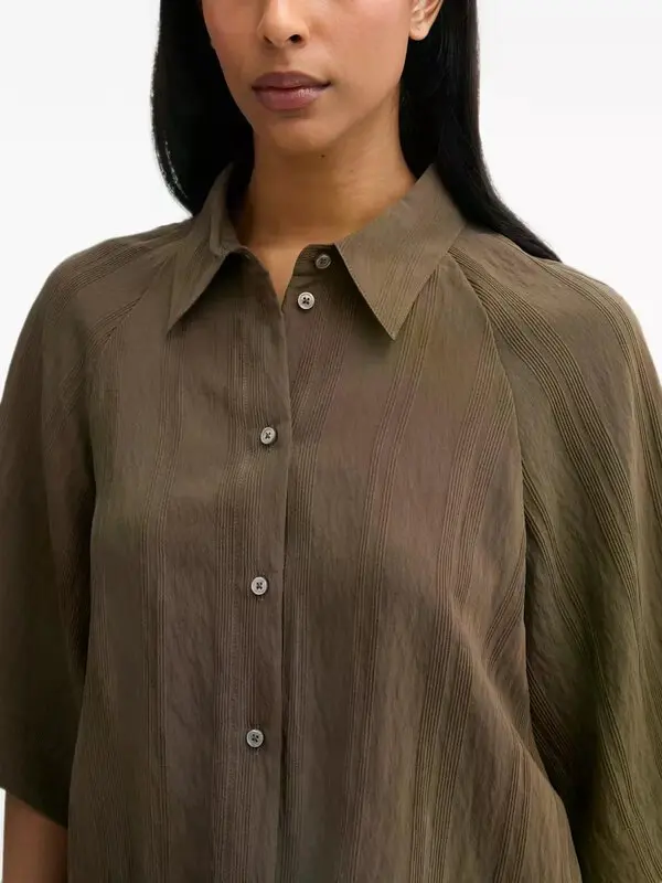 Marc O'polo Drawstring Hem Vertical Stripe Blouse
