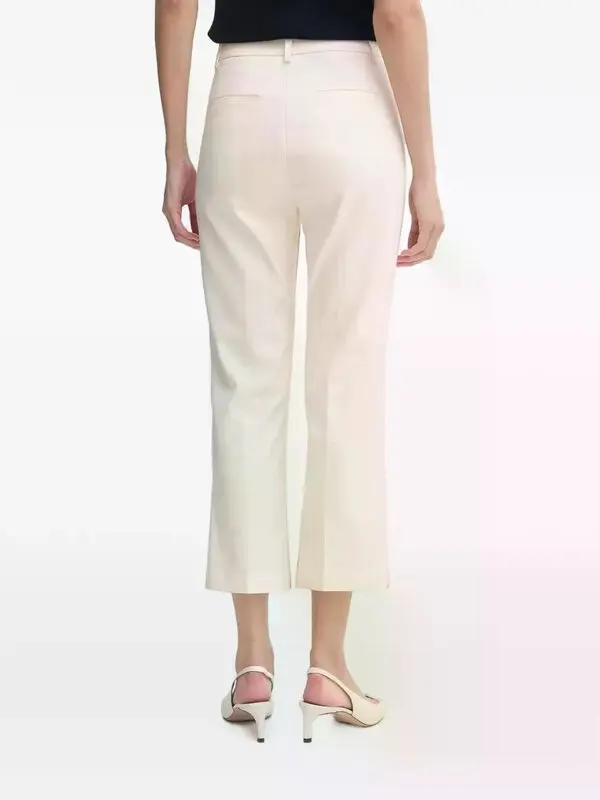 BENETTON Cropped Trousers With Pressed Crease
