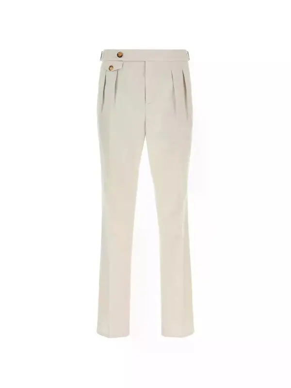 Brunello Cucinelli Pleated Trousers - Neutrals