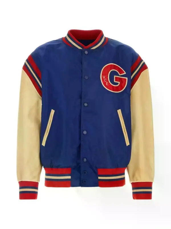 GOLDEN GOOSE Logo Patch Bomber Jacket