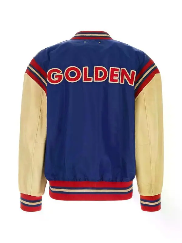 GOLDEN GOOSE Logo Patch Bomber Jacket