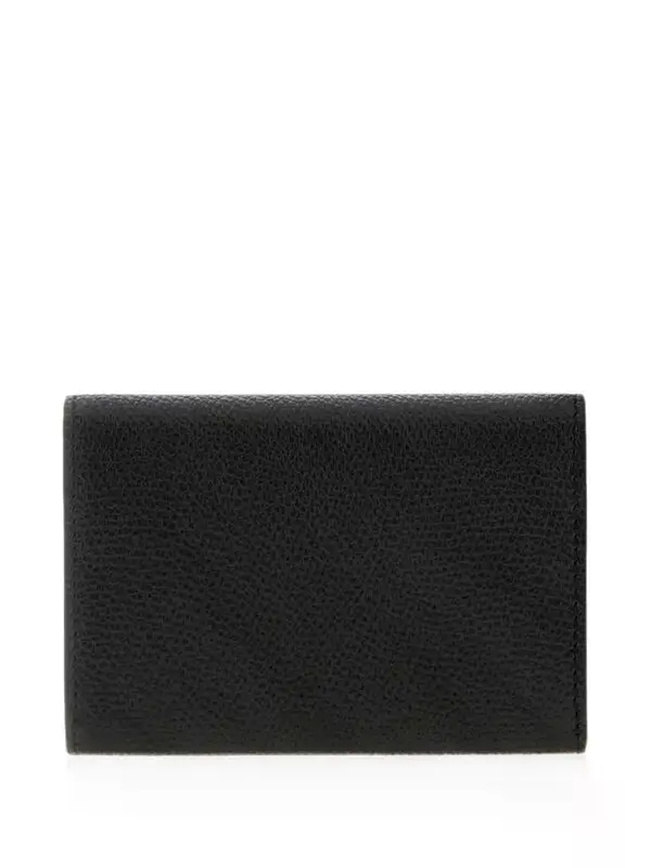 Valentino Garavani Vlogo Grain-leather Wallet - Black