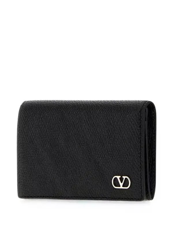 Valentino Garavani Vlogo Grain-leather Wallet