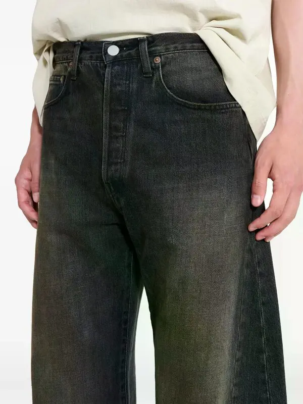 SSSTEIN Deformation Wide-leg Jeans