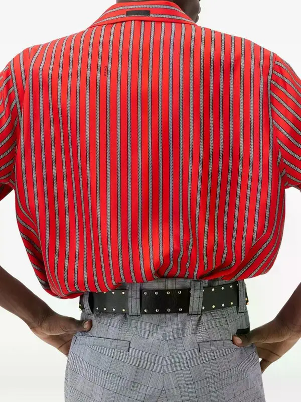 Versace Printed Silk Twill Shirt