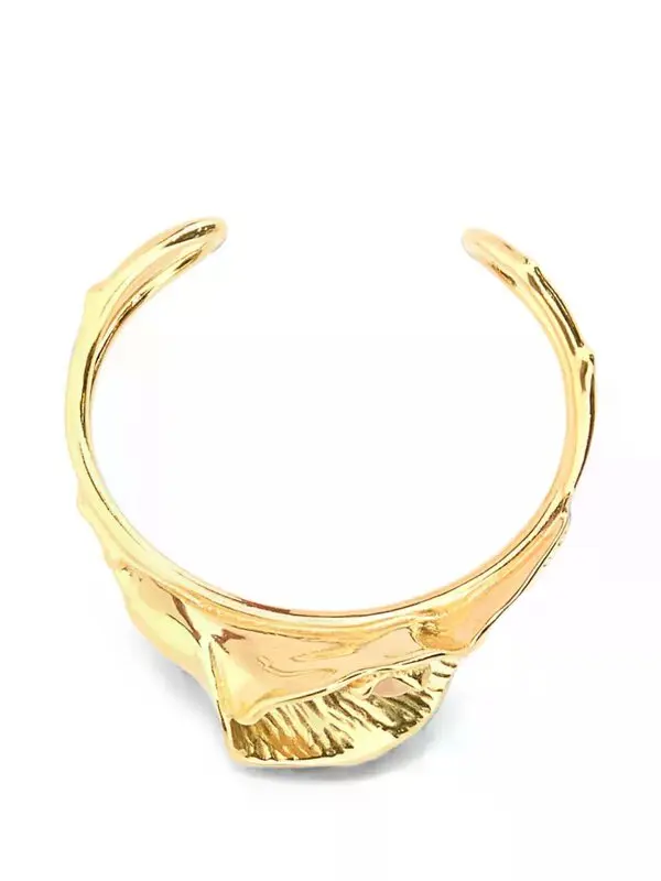 Chloé Soul Flower Cuff Bracelet - Gold