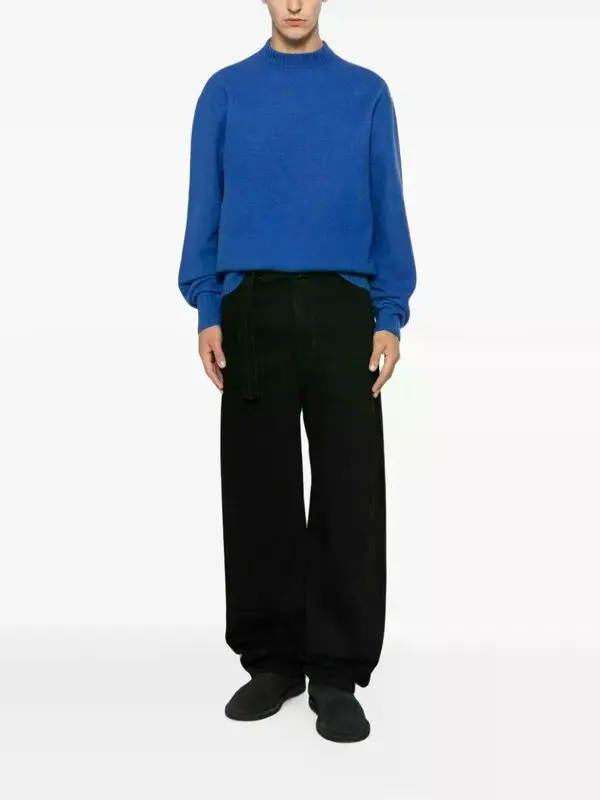 JIL SANDER Ribbed-knit Crew-neck Sweater