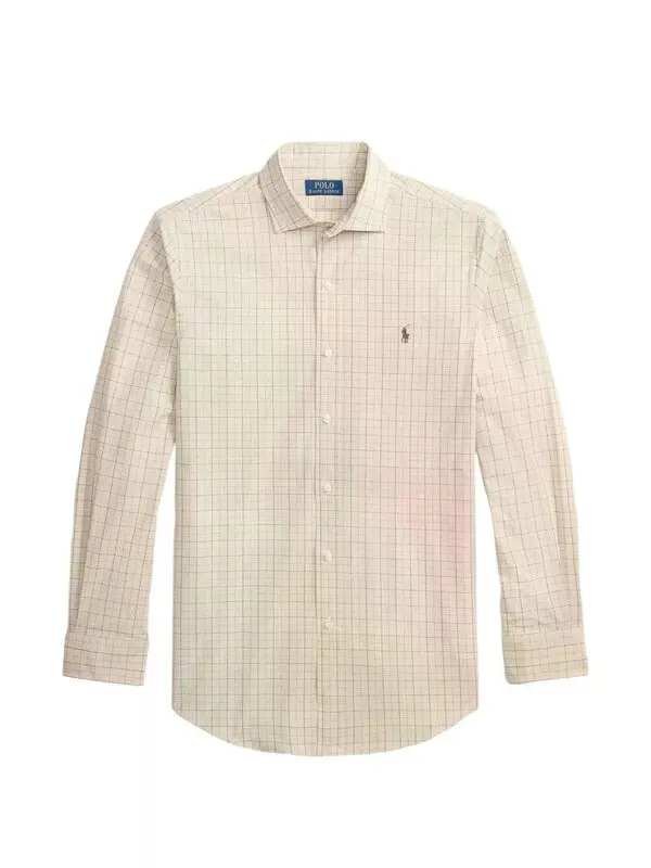 Polo Ralph Lauren Check-pattern Logo-embroidered Shirt