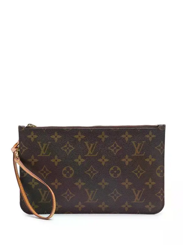LOUIS VUITTON Monogram Pochette Pouch - Brown