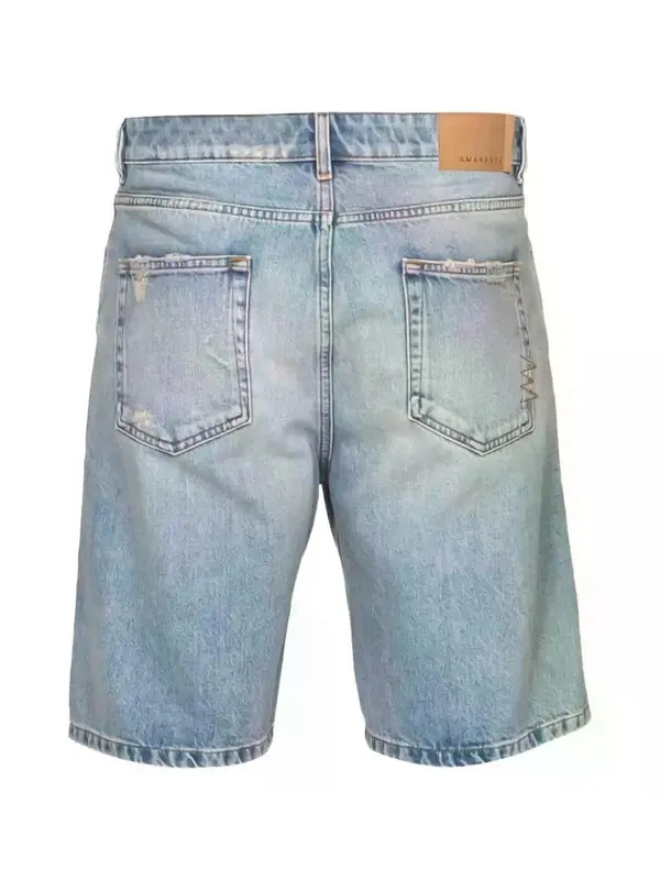 AMARANTO Distressed Denim Shorts