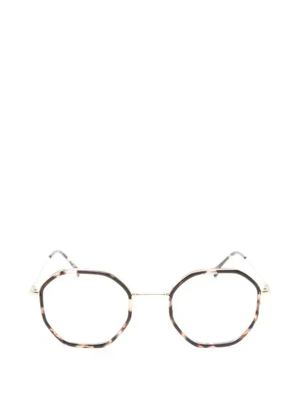 GIGI STUDIOS Karol Geometric-frame Eyeglasses - Brown