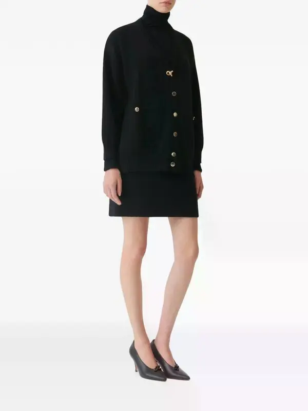 Fabiana Filippi Braided Trim Button-up Cardigan