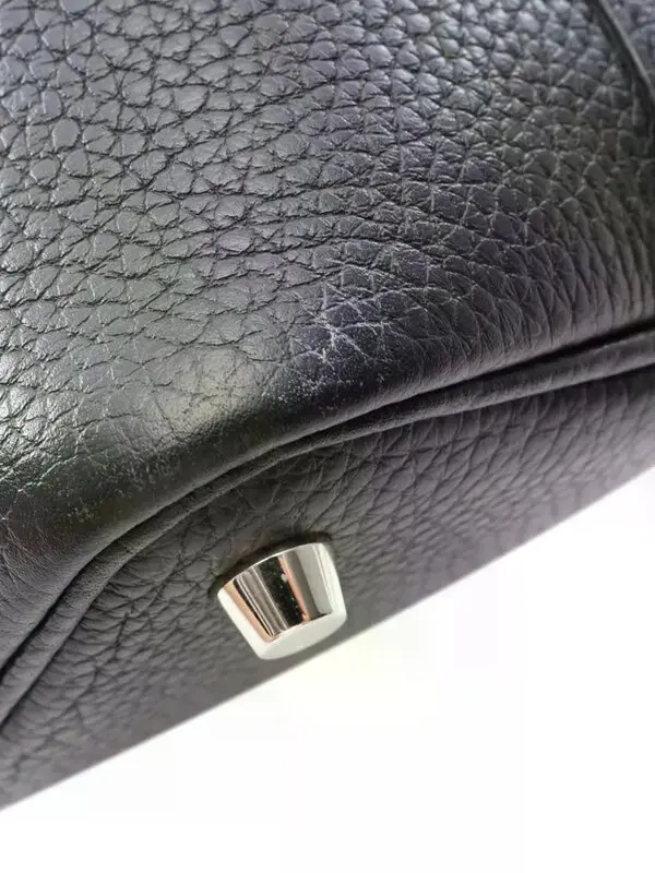 Hermès Clemence Picotin Lock 18 Handbag - Black