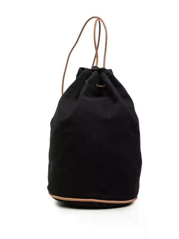 Hermès Toile Polochon Mimile Backpack - Black