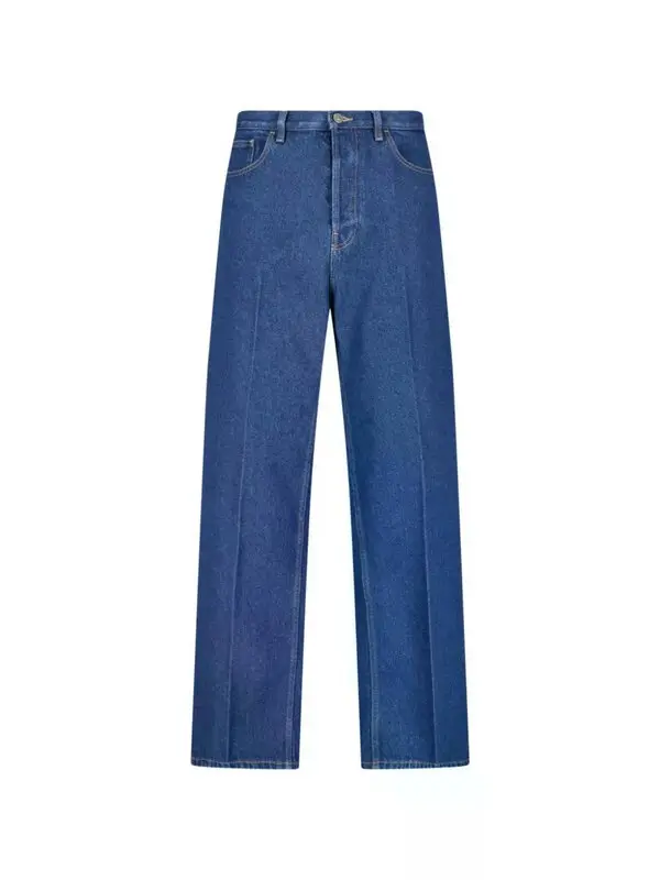 Valentino Garavani V Gold Straight Leg Jeans