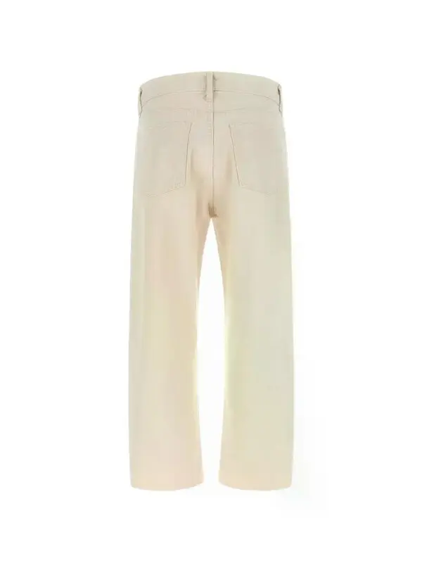 THE ROW Fortino Raw-cut Straight-leg Jeans - Neutrals